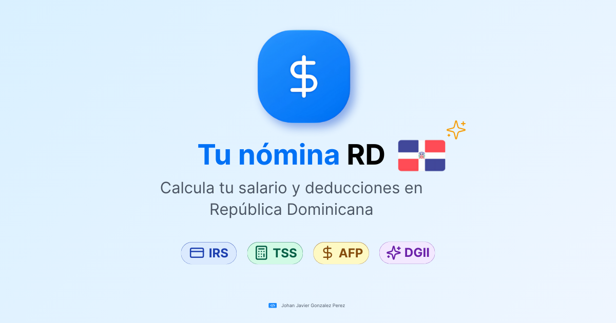 Tu nómina RD – Calculadora de nómina y retenciones en República ...